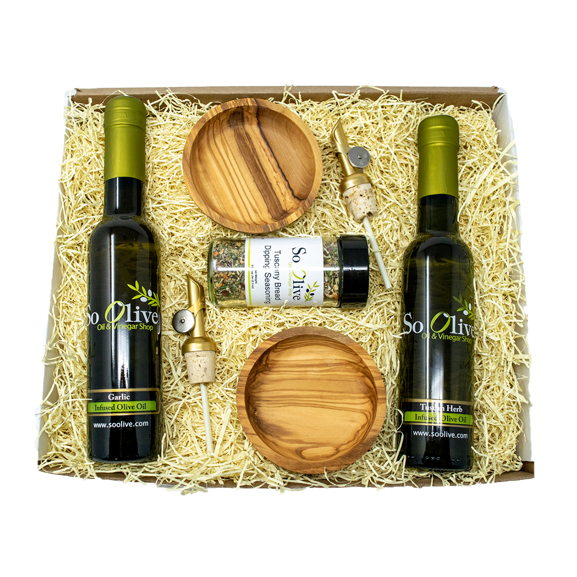Olive Oil Double Bread Dipping Set | Our Signature Gift Set - So Olive